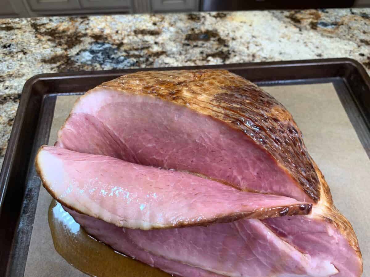 Double Smoked Holiday Ham Glazed with Maple Syrup - Learn to Smoke Meat ...