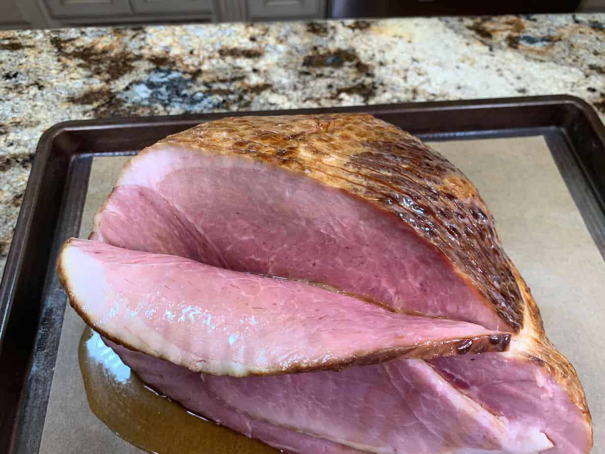 Double Smoked Holiday Ham Glazed with Maple Syrup - Learn to Smoke Meat ...