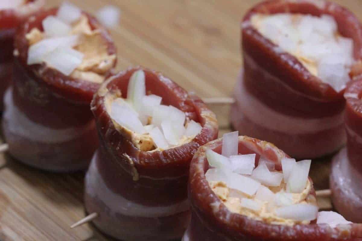 Smoked Pig Shots: Big Cheddar and Onion - Learn to Smoke Meat with Jeff ...