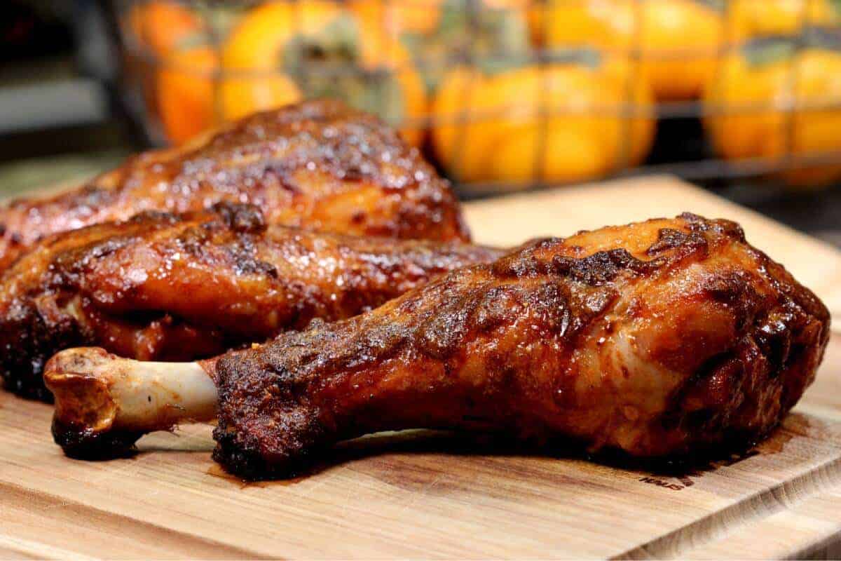 Buttery Maple Glazed Smoked Turkey Legs - Learn to Smoke Meat with Jeff ...