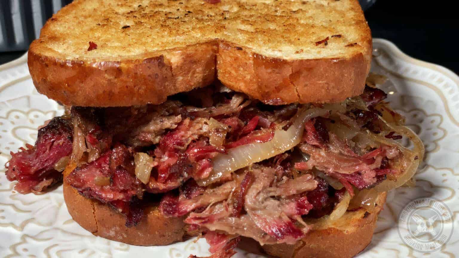 Pulled Chuck Roast with Grilled Onions - Learn to Smoke Meat with Jeff ...